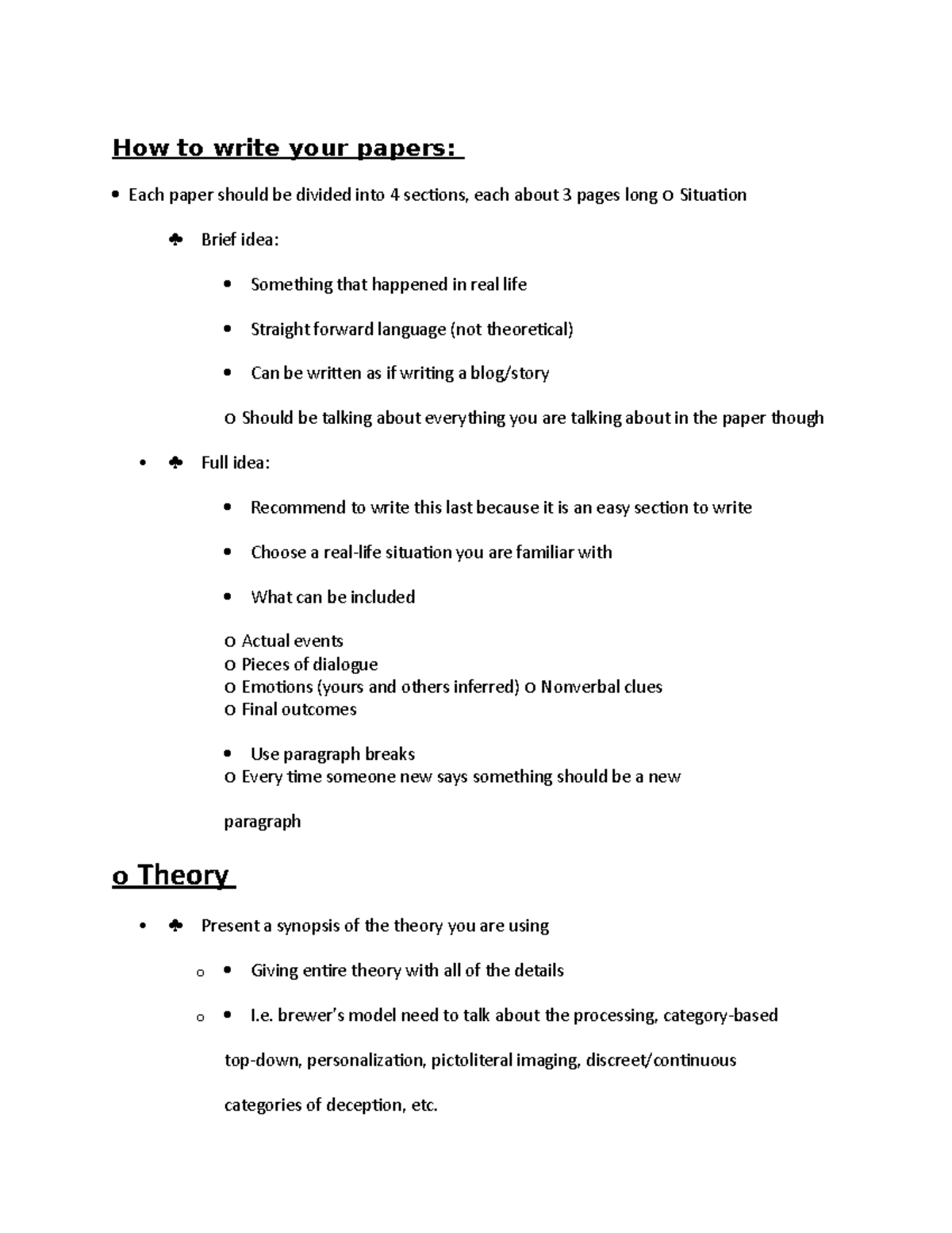 How to write your papers psychology - How to write your papers: Each ...