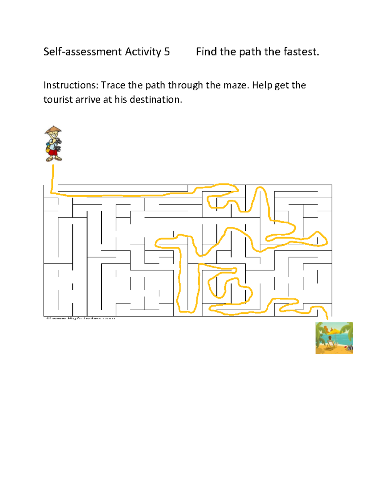 Self Assessment 5 - marketing - Self-assessment Activity 5 Find the ...