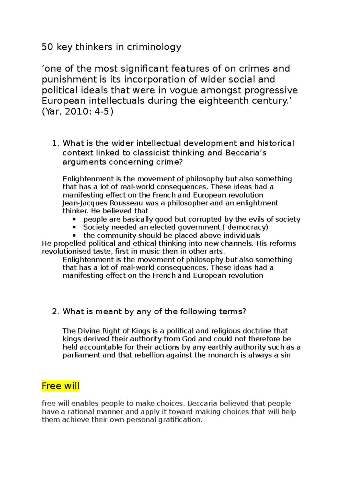 50 key thinkers in criminology - 50 key thinkers in criminology ‘one of ...