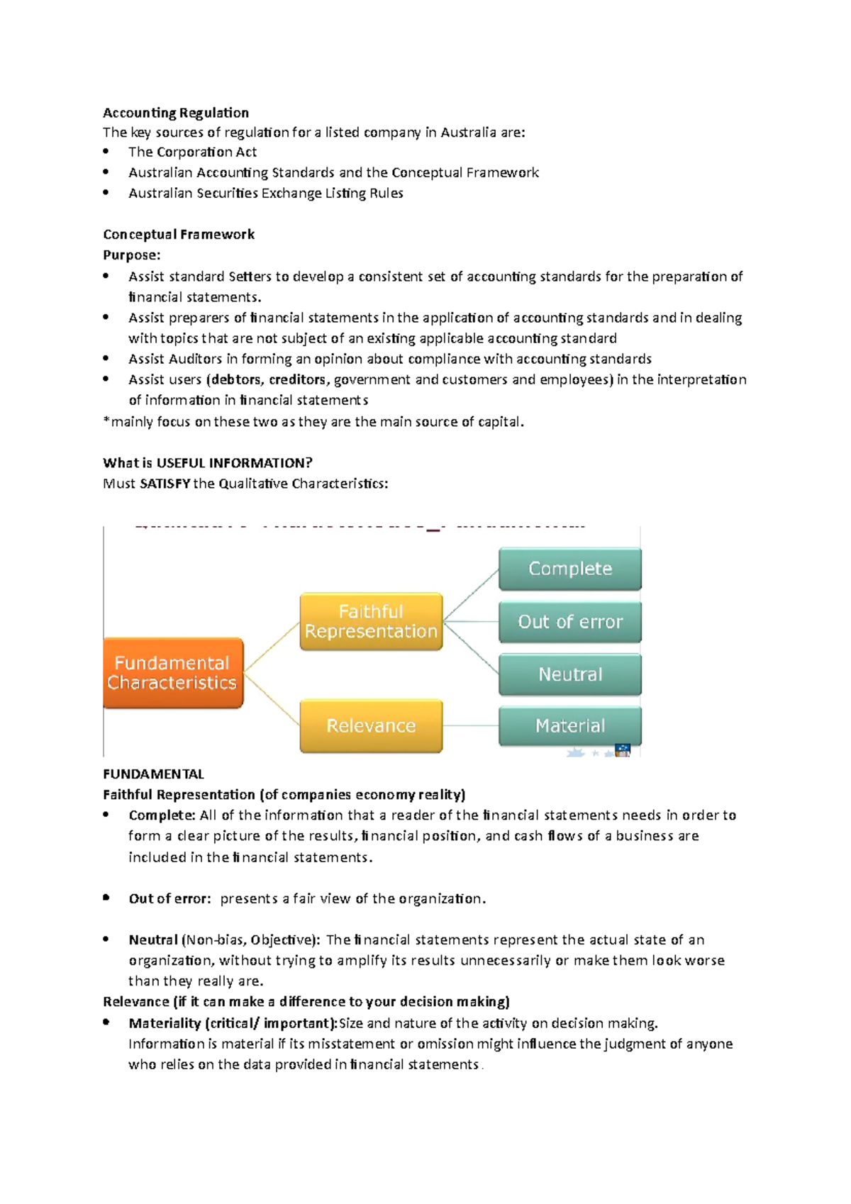 Accounting Regulation Topic 1 - Accounting Regulation The key sources ...