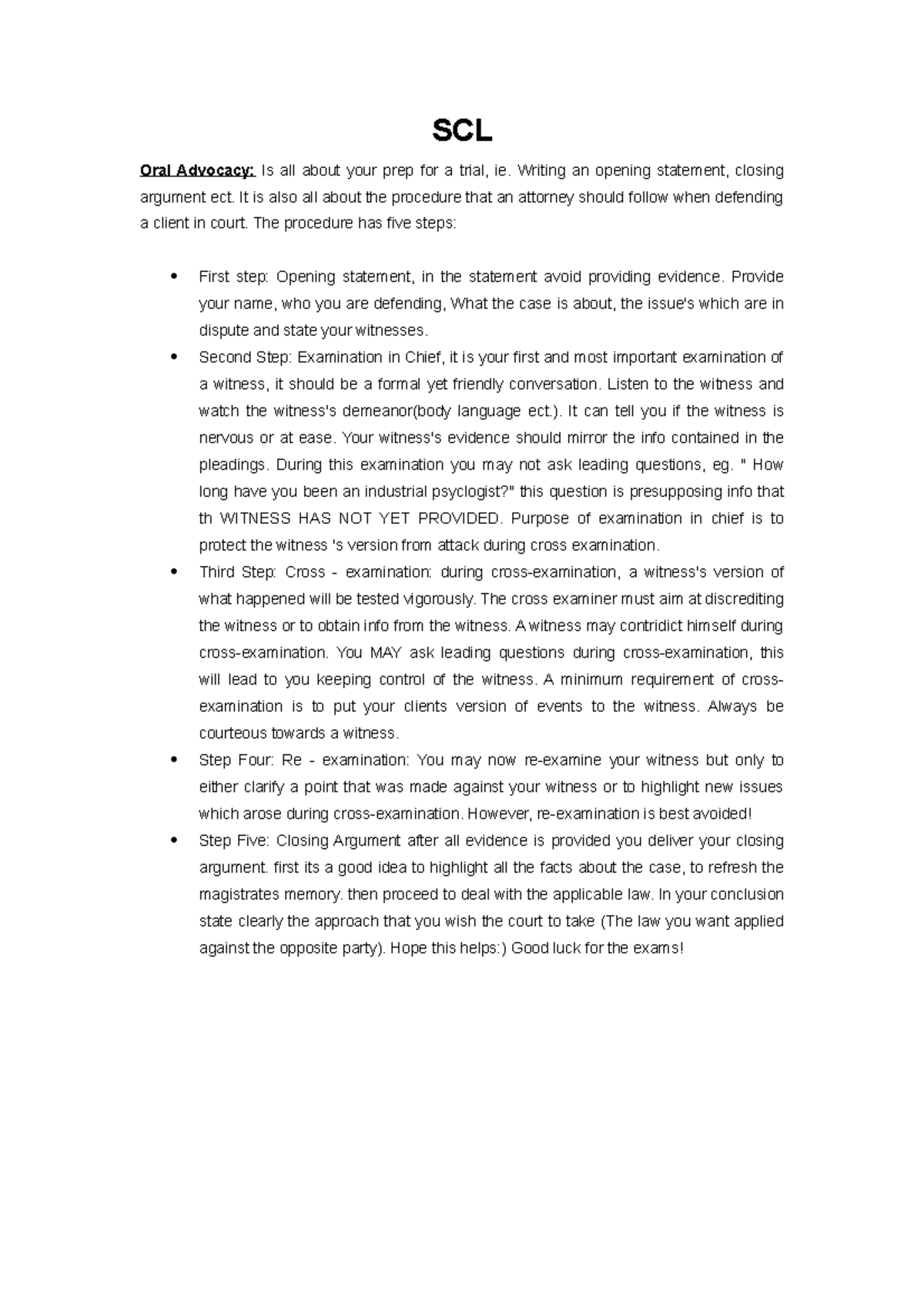 SCL1501-tipScl1501- skills course for Law students 2022, university of ...