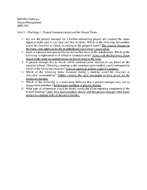 Module 4 Case Scenario - 4-1 Case Scenario: Communication Plan Southern ...