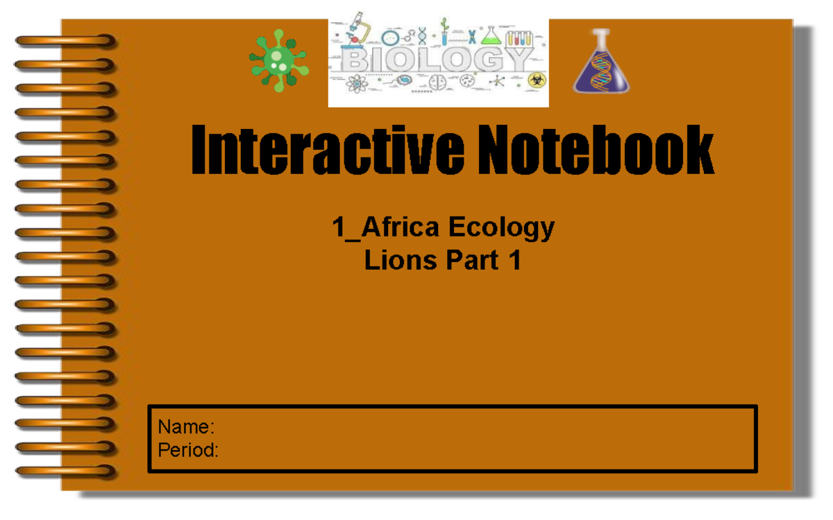 Kami Export - 1 Africa Ecology Interactive Notebook Reg. Bio ...