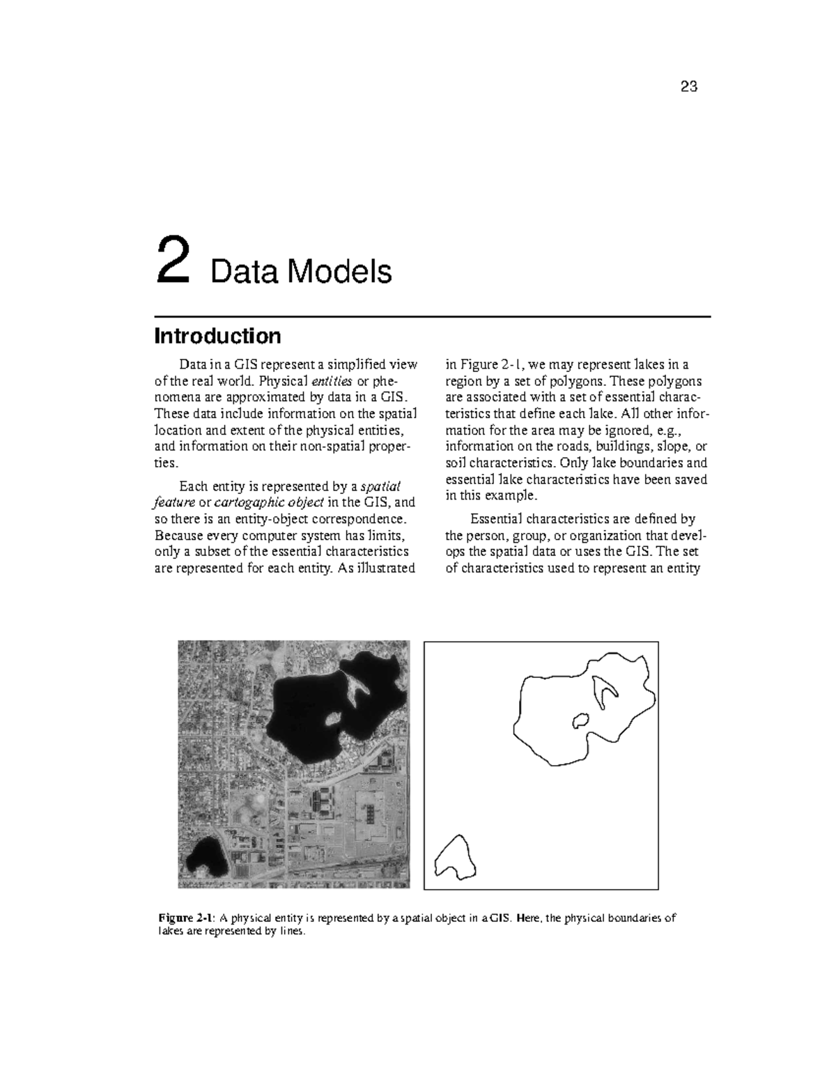 Spatial Data Models Gis Fundamentals Reading 23 2 Data Models Introduction Data In A Gis