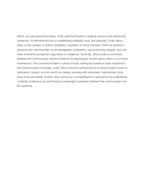 Perils of Indifference Analysis Eng2H (Unit 2) - Elie Wiesel “The ...