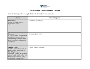 ENG 130 Module Two Written Response Template - Selected text you will ...