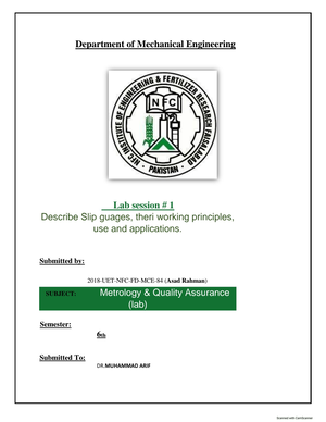 API-653 casti - Total Quality Management - API-653 LESSON # LESSON ...