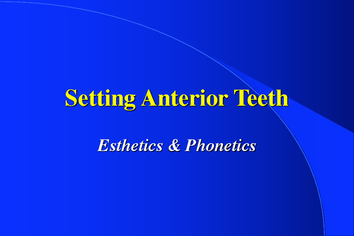14-24062005 4940-95d6d23c - Setting Anterior Teeth Esthetics ...