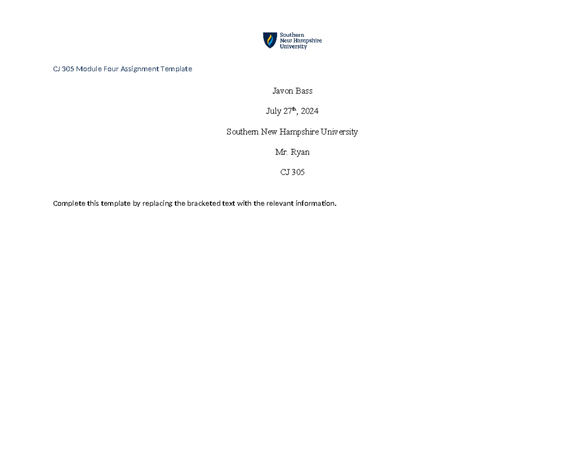 CJ 305 Technological Tools, Impact, Policies, and Scope of Use - CJ 305 ...