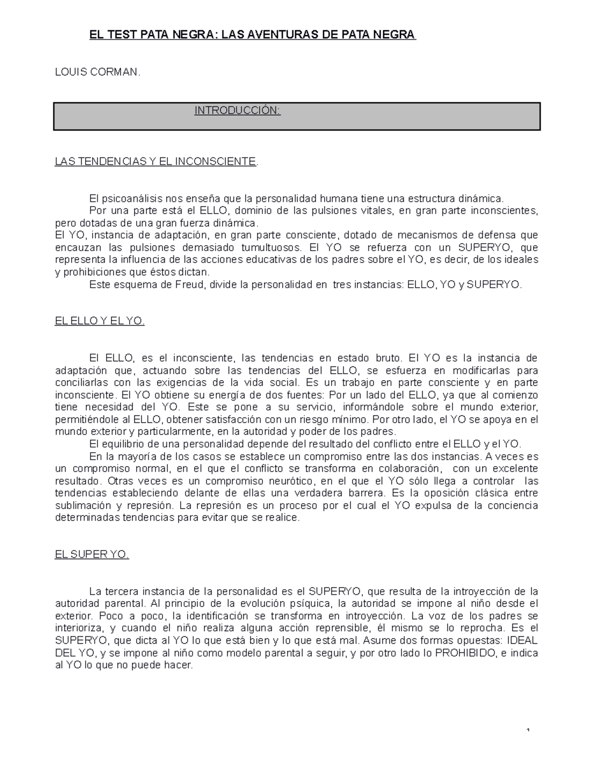 Manual Pata Negra doc - JEbd no znebdus. - EL TEST PATA NEGRA: LAS ...