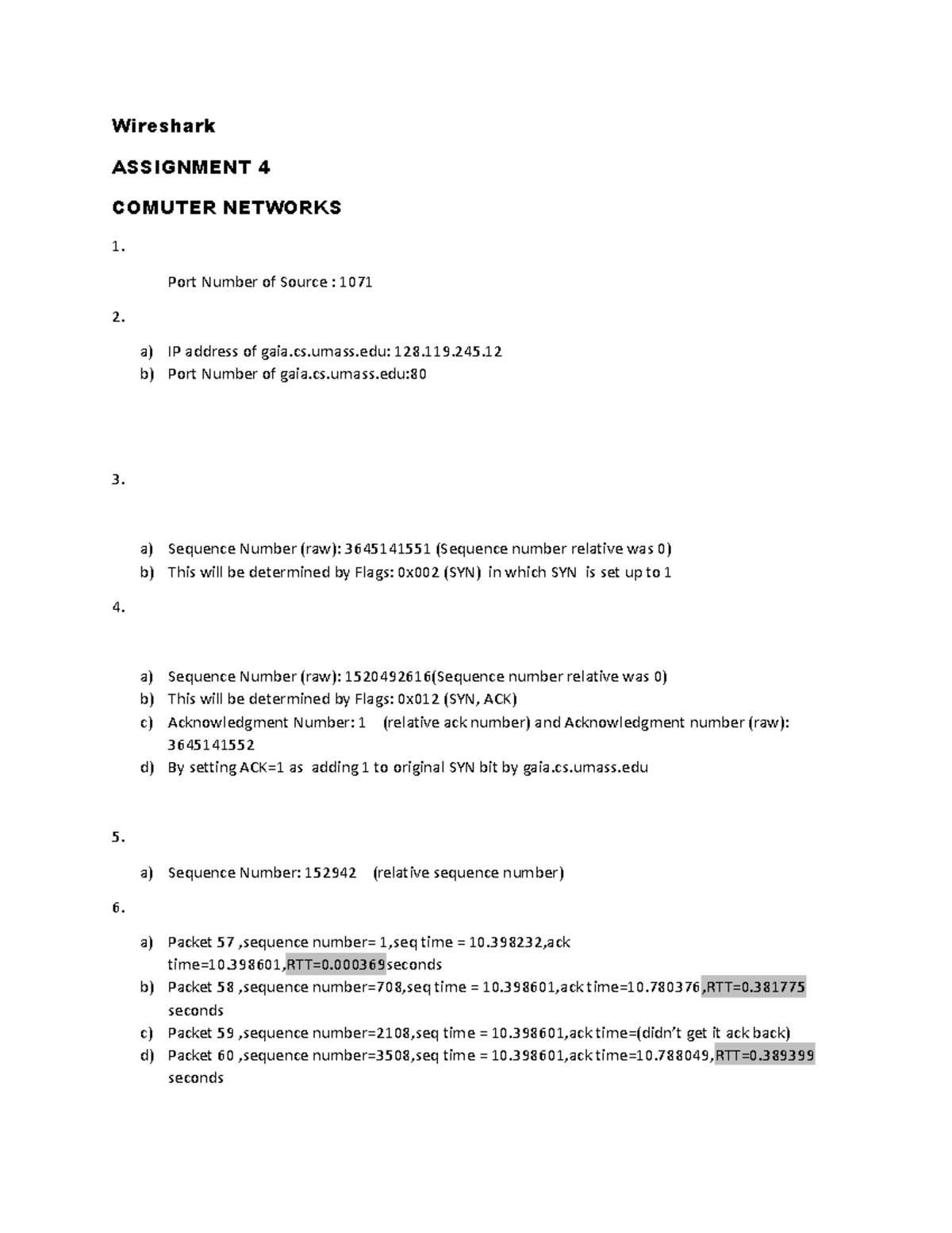 Computer Network - Computer science - Studocu