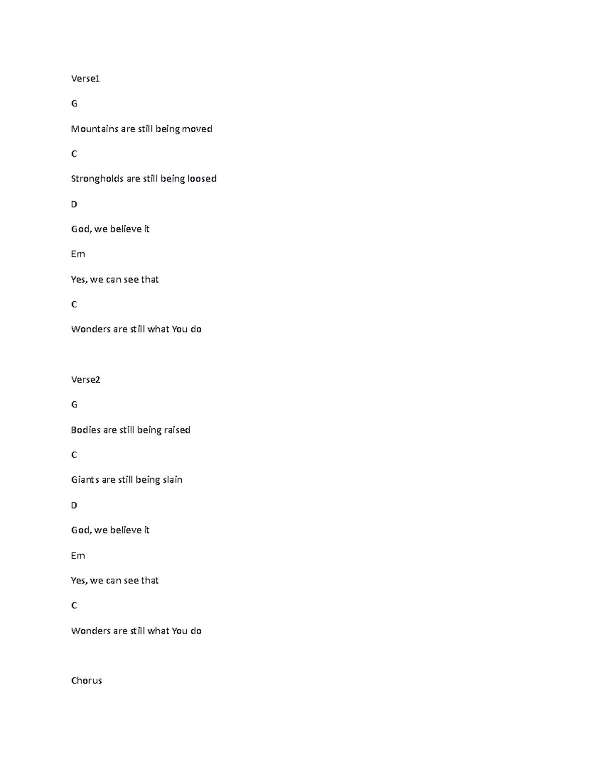 This is the move - This is song - Verse G Mountains are still being ...