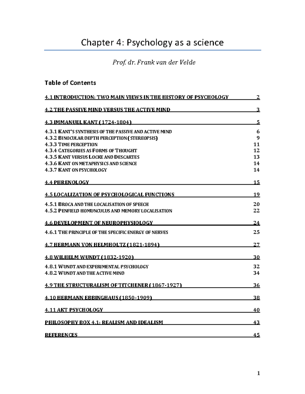 HP Chapter 4 Psychology as Science - Chapter 4: Psychology as a science ...