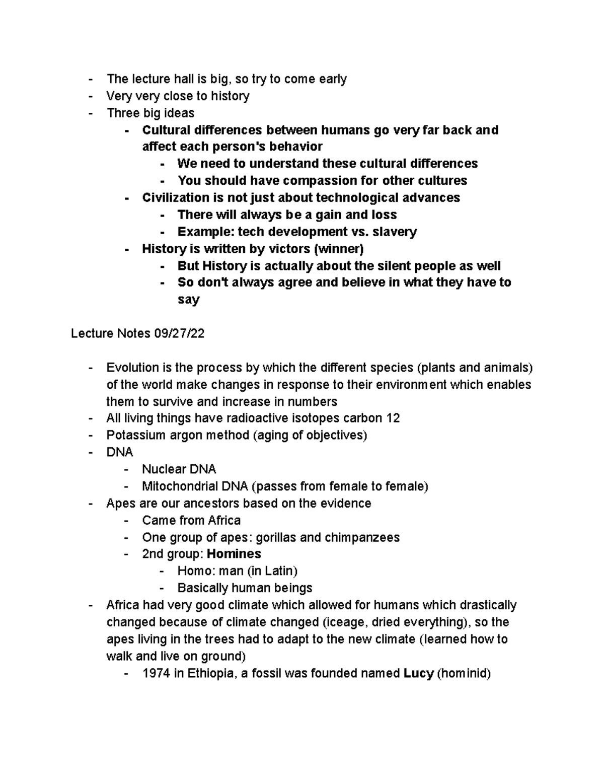 MMW Lecture Notes (Part 1) - The lecture hall is big, so try to come ...