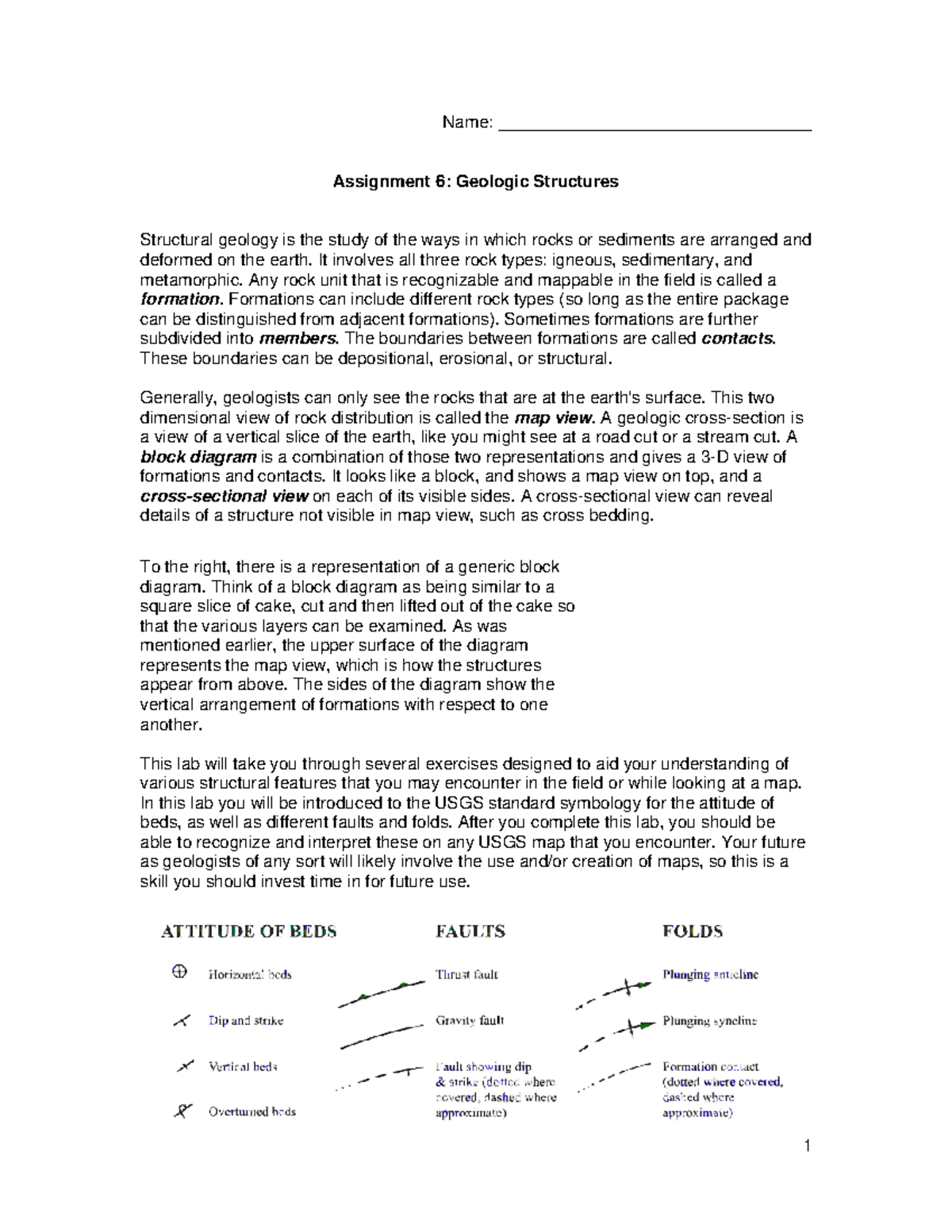 Assignment 6 - n/a - Name: _________________________________ Assignment ...