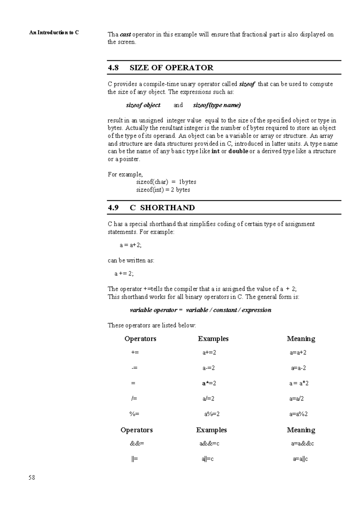 58 - C shorthand - 58 An Introduction to C Tha cast operator in this ...