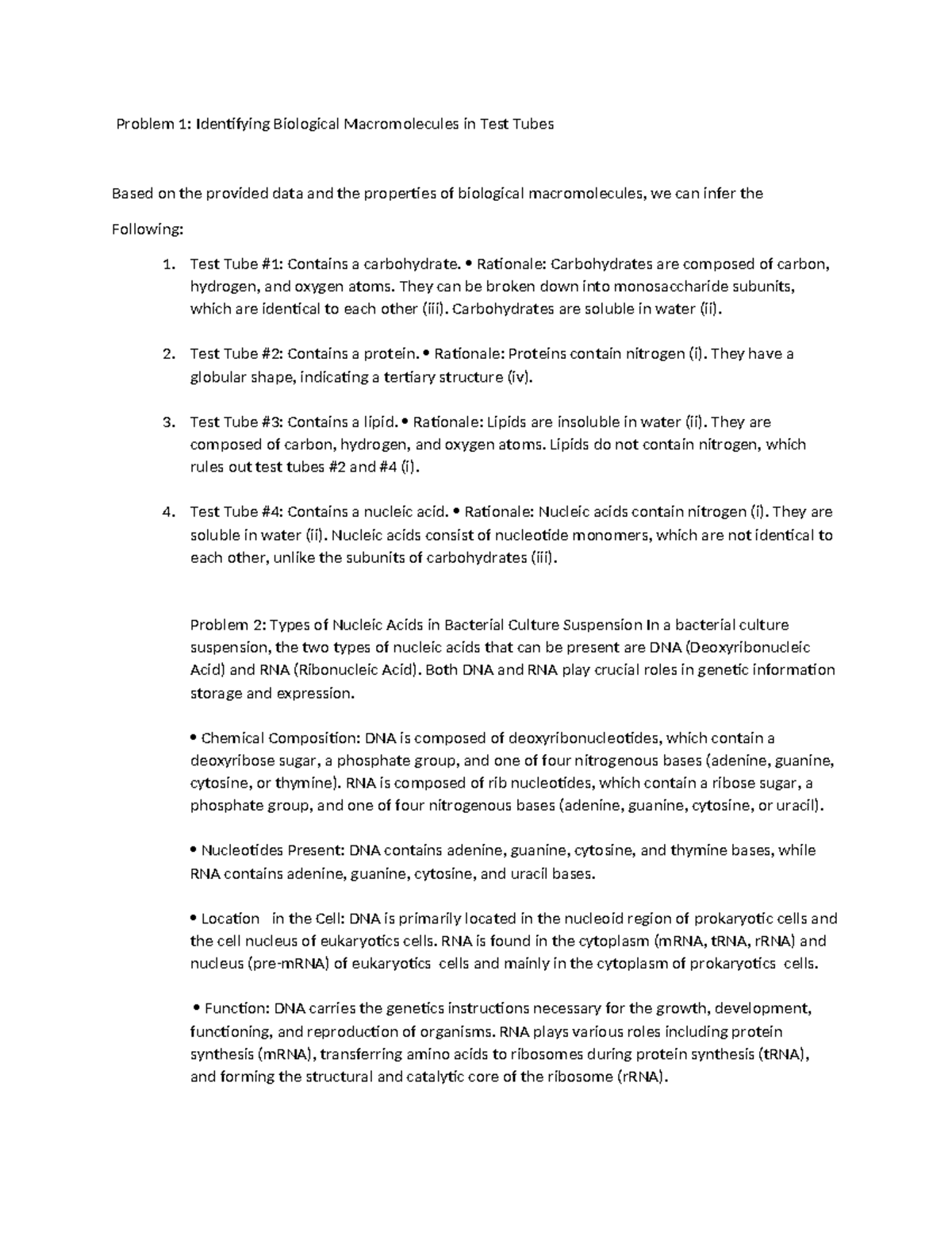 Bioactivity 2 This Is A Mandatory Assignment Problem 1 Identifying Biological