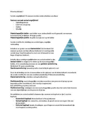 MAW hoofdstuk 8 - samenvatting - MAW hoofdstuk 8 Risicomaatschappij ...