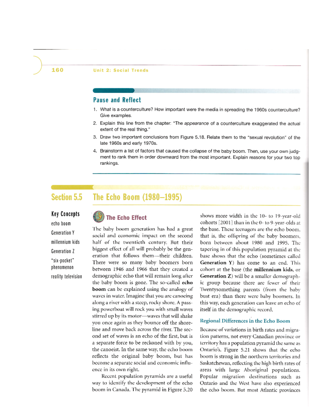 The Echo Boom - An article that describes the events leading up to and ...