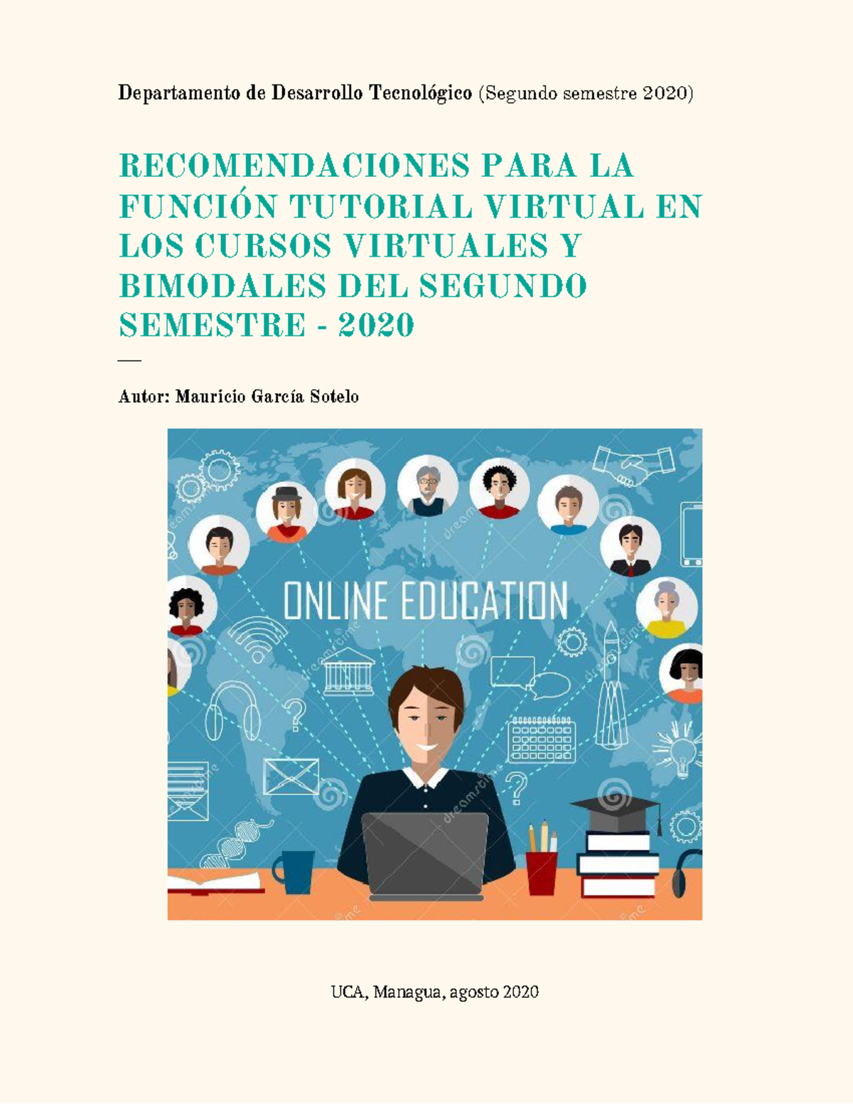 La función tutorial - Expresa las funciones del tutor de cursos en ...