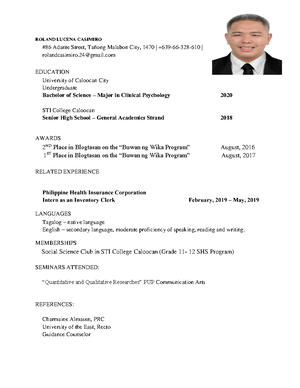 Intro to Siko Pil - Lecture notes 3-7 - FILIPINO PSYCHOLOGY ...