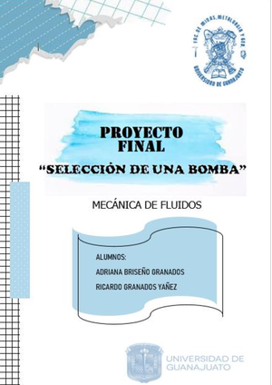 examen parcial de mecanica de fluidos - Mecánica de Fluidos - Studocu