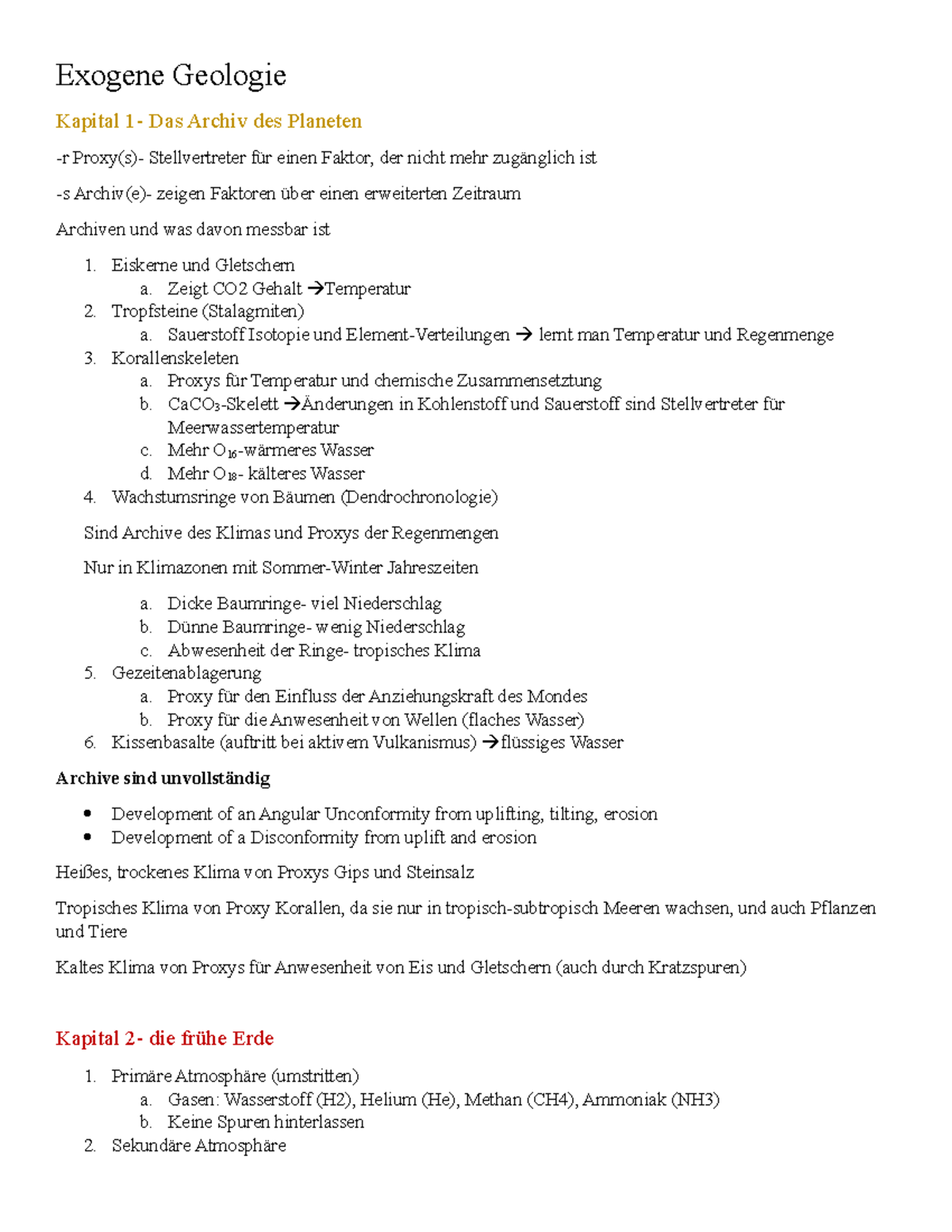 Exogene Geologie offiziel - Exogene Geologie Kapital 1- Das Archiv des ...