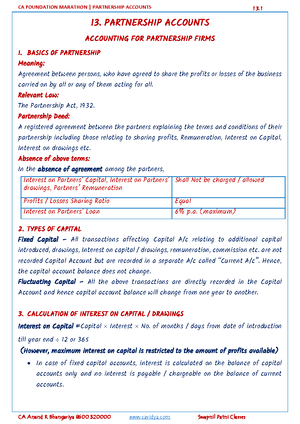 CA Foundation ECO + BCK Colourful Summary Notes - CHAPTER-1: NATURE AND ...