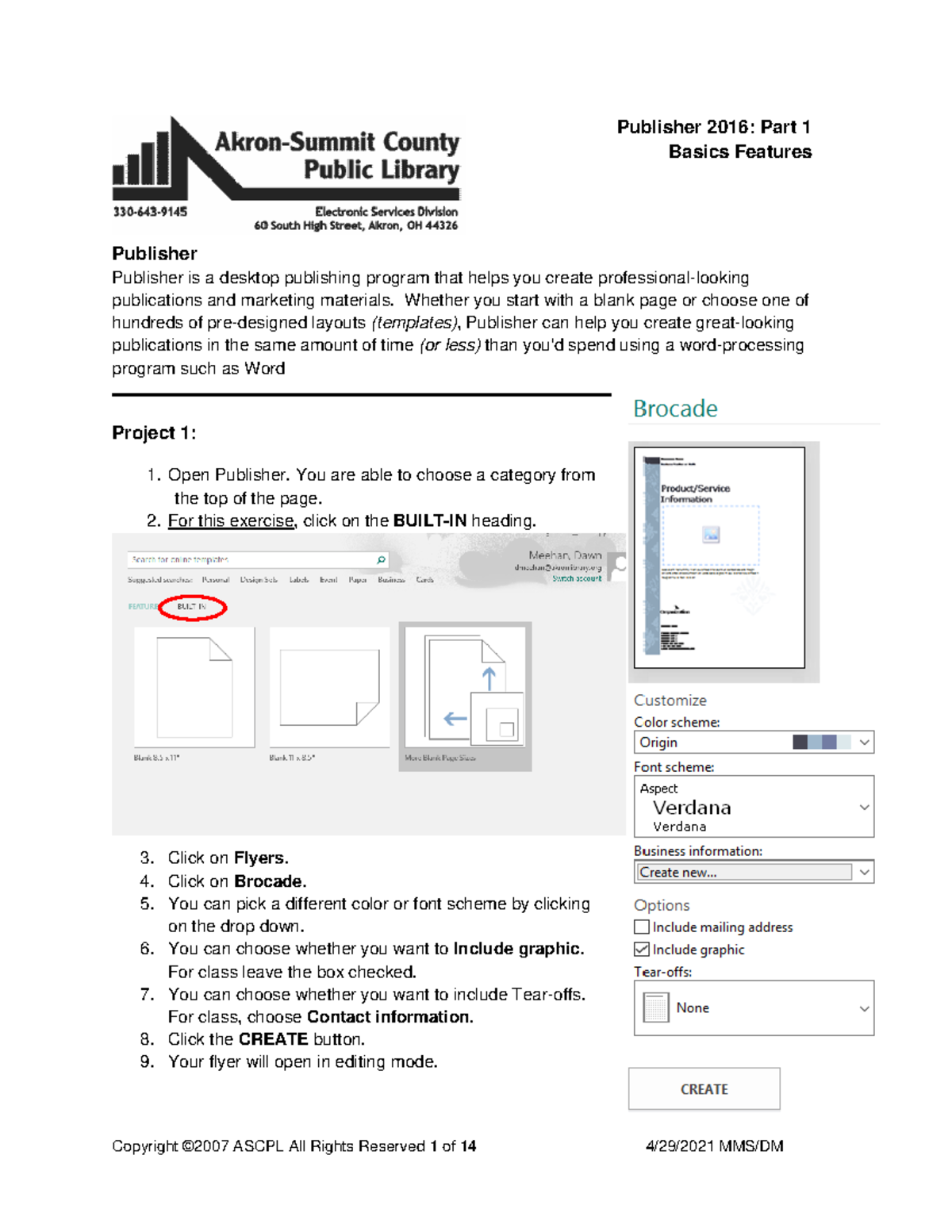Microsoft Publisher 2016 - Publisher 20 16 : Part 1 Basics Features ...