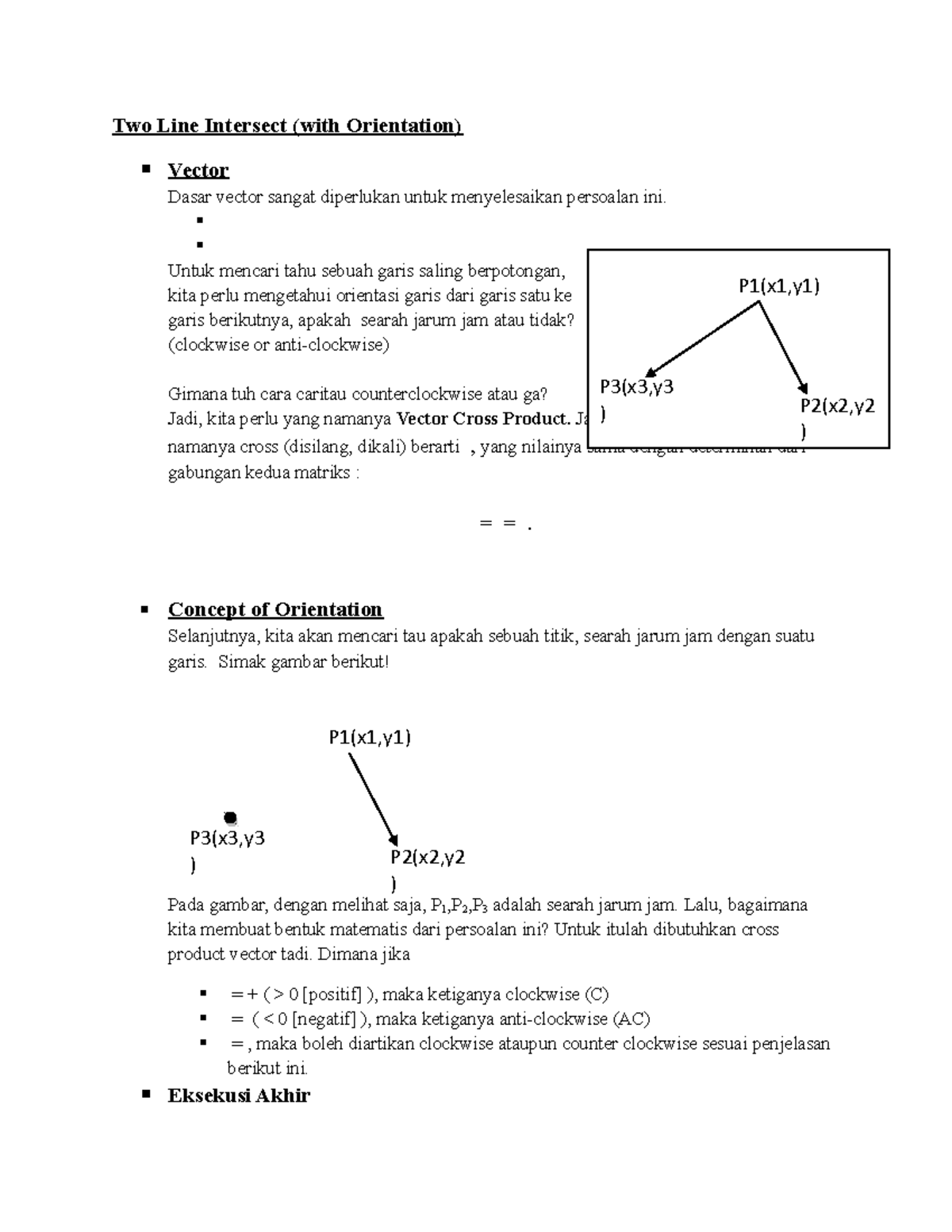Two Line Intersect - Untuk mencari tahu sebuah garis saling berpotongan ...