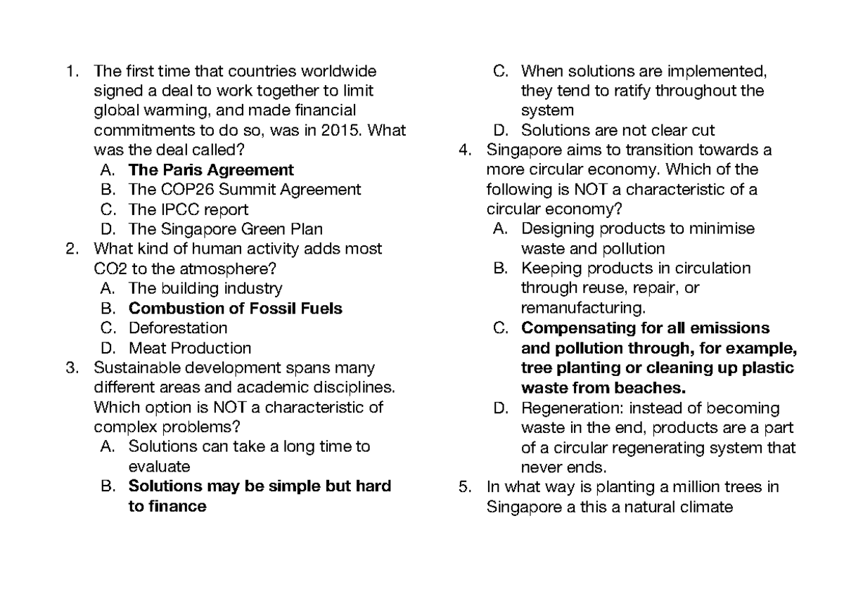 CC0006 LAMs - weekly questions - The first time that countries ...