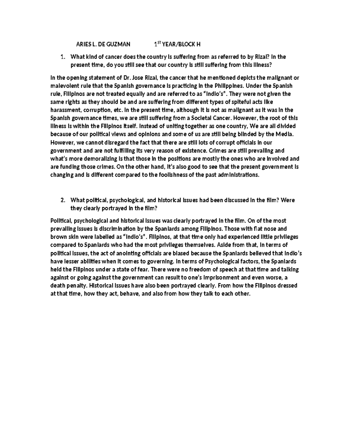Document (13) - Summary Criminology - ARIES L. DE GUZMAN 1 ST YEAR ...