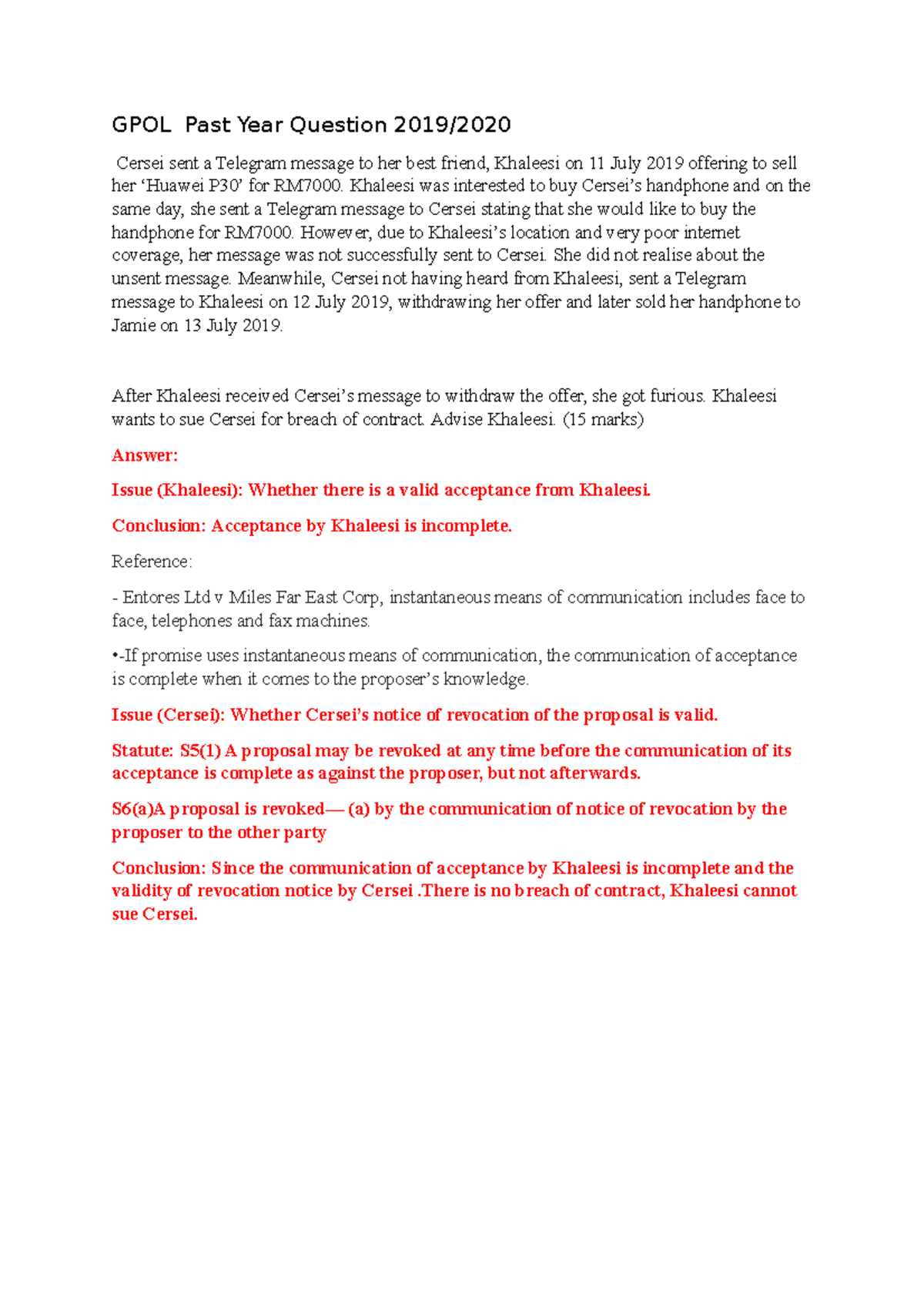 GPOL Tutorial Cersei - please use at your own risk. - GPOL Past Year ...