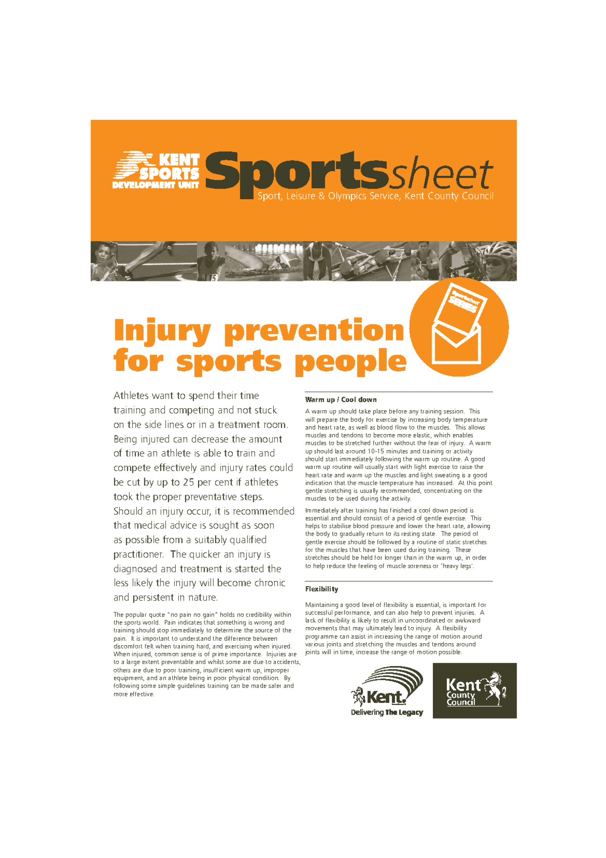 Sport injury sportsheet - Sportssheet Sport, Leisure & Olympics Service ...