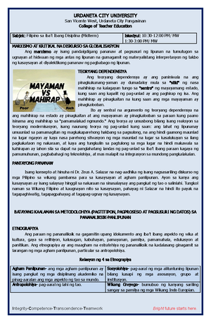 Chapter 1. Curriculum Essentials Module 1. THE Teacher AND School Curriculum - CHAPTER 1 ...