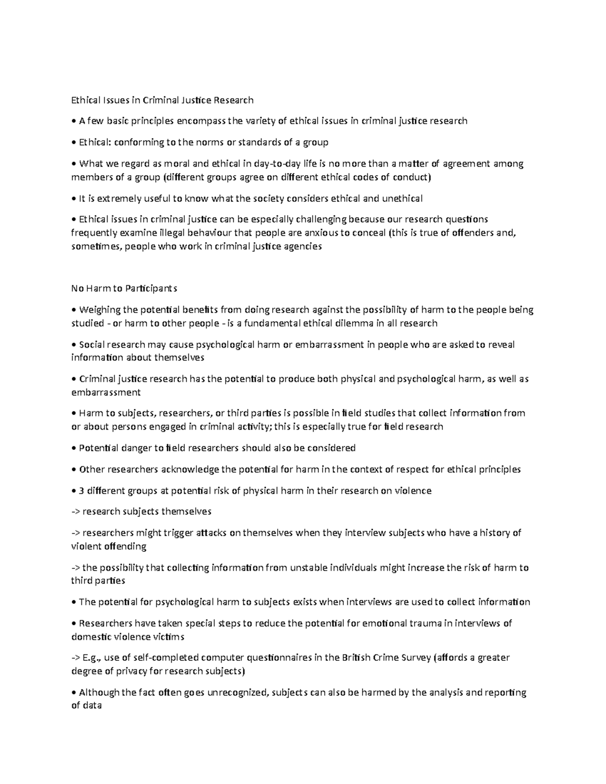 CCJ 4054 Ethics in the Crim Justice Sys lecture notes 2 - Ethical ...