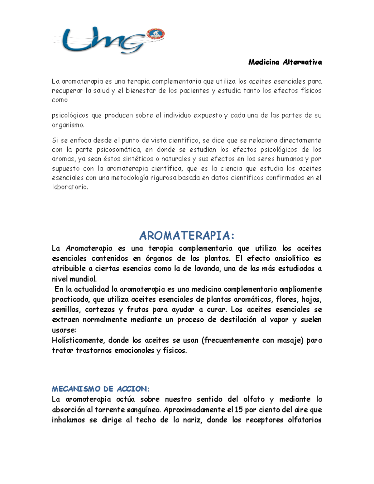 Aromaterapia, Medicina Alternativa - Medicina Alternativa La ...