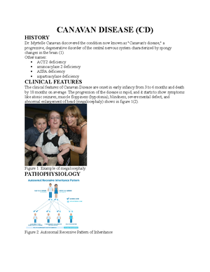 Canavan Disease - CANAVAN DISEASE (CD) HISTORY Dr. Myrtelle Canavan ...