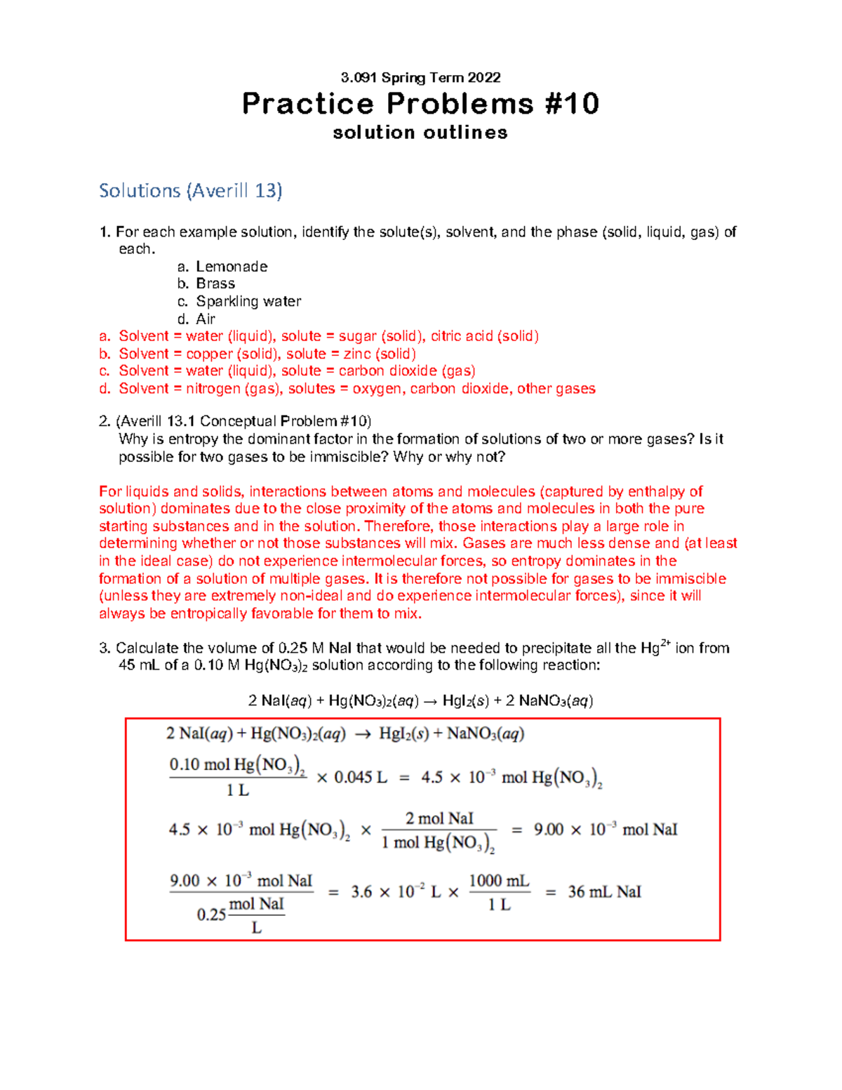 3091 SP22 PP10 Solutions - 3 Spring Term 202 2 Practice Problems # 10 ...