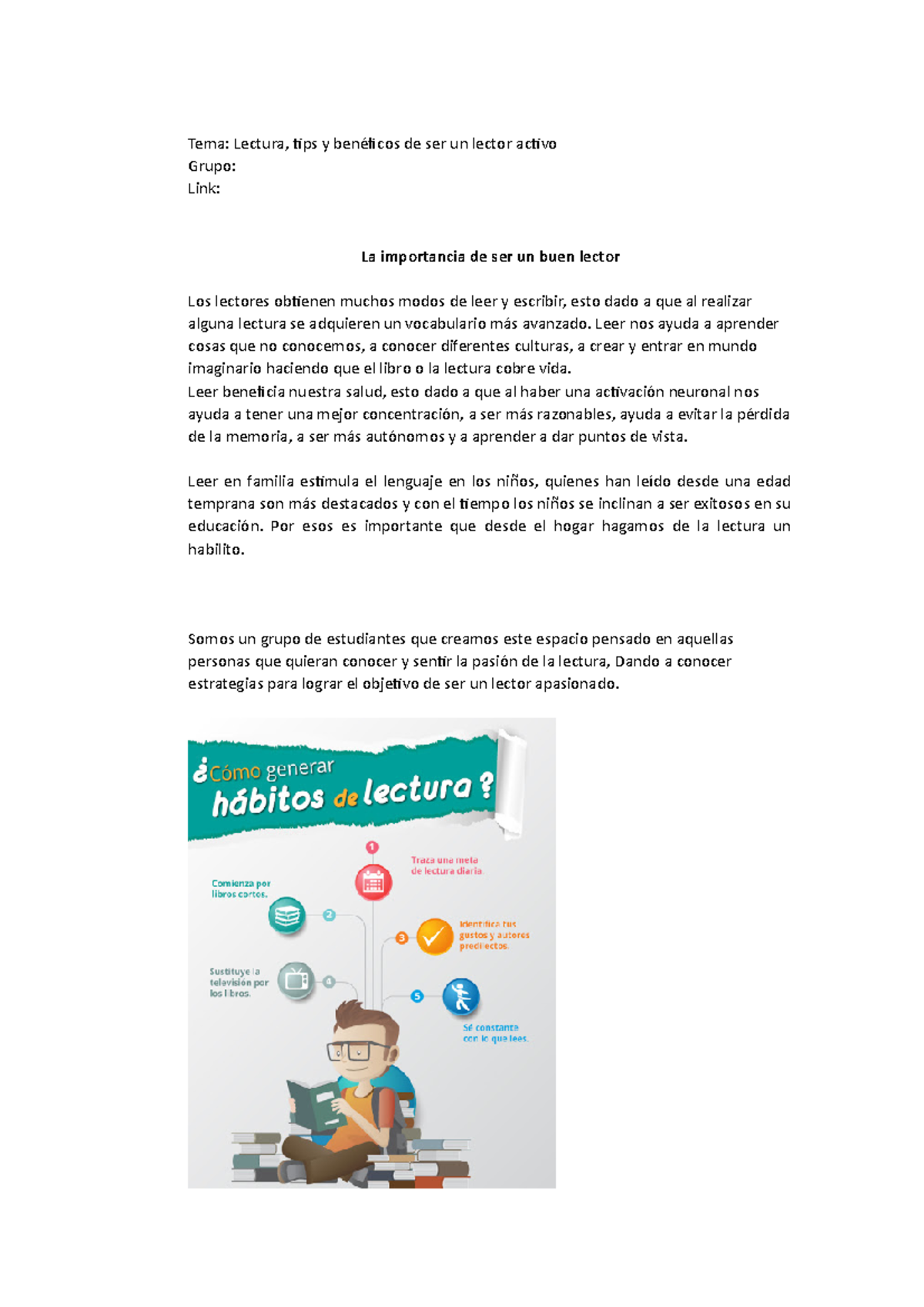 La importancia de ser un buen lector - Leer nos ayuda a aprender cosas ...