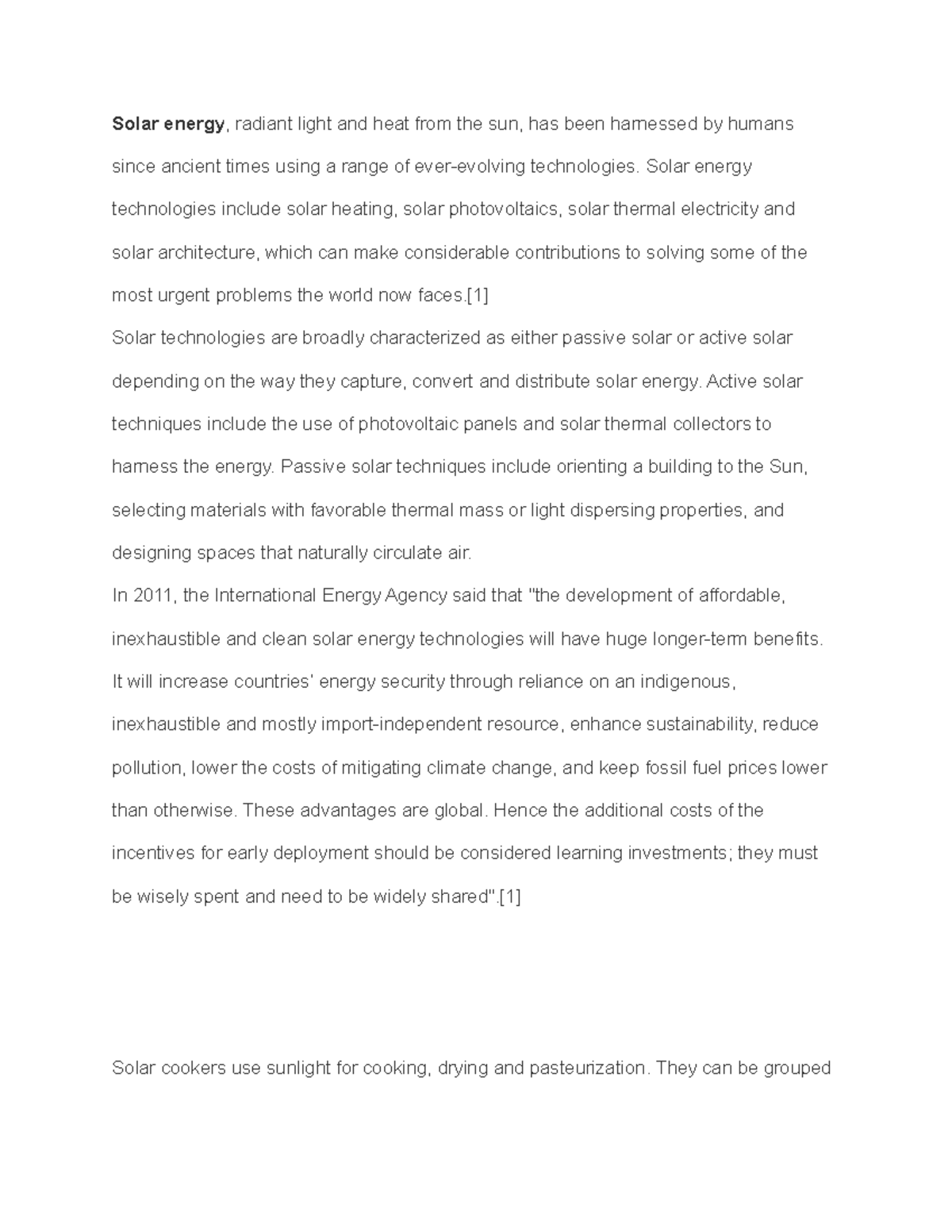 Solar energy - Study materials to help students in their academics ...