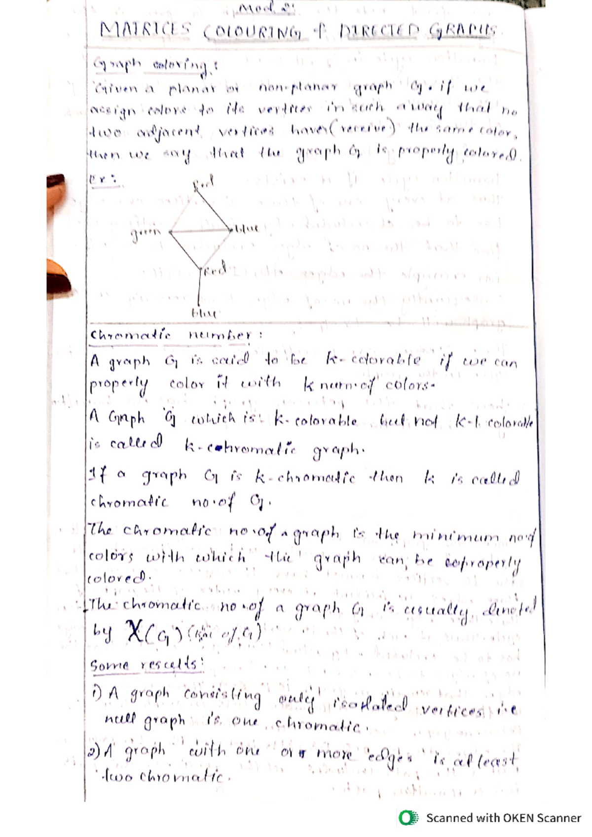 Maths mod 2 - NOTES - graph theory - Studocu