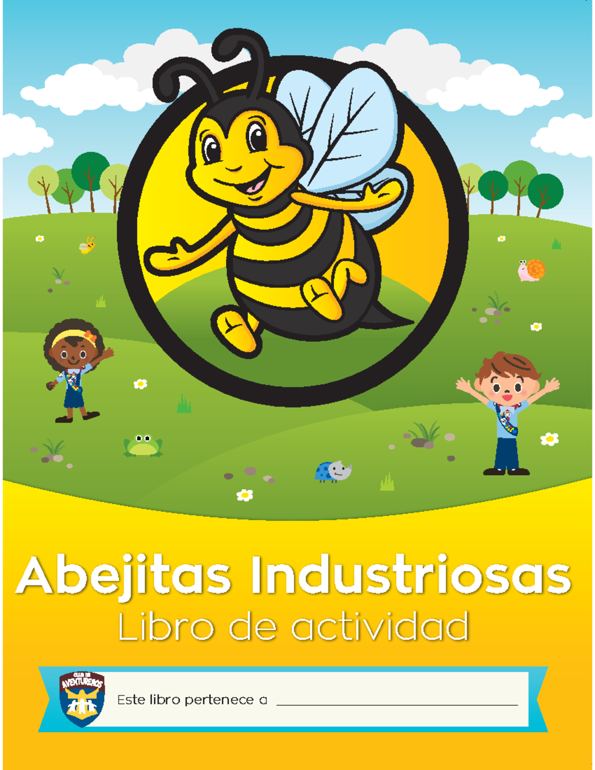 Abejitas Industriosas Libro de actividad - Este libro pertenece a