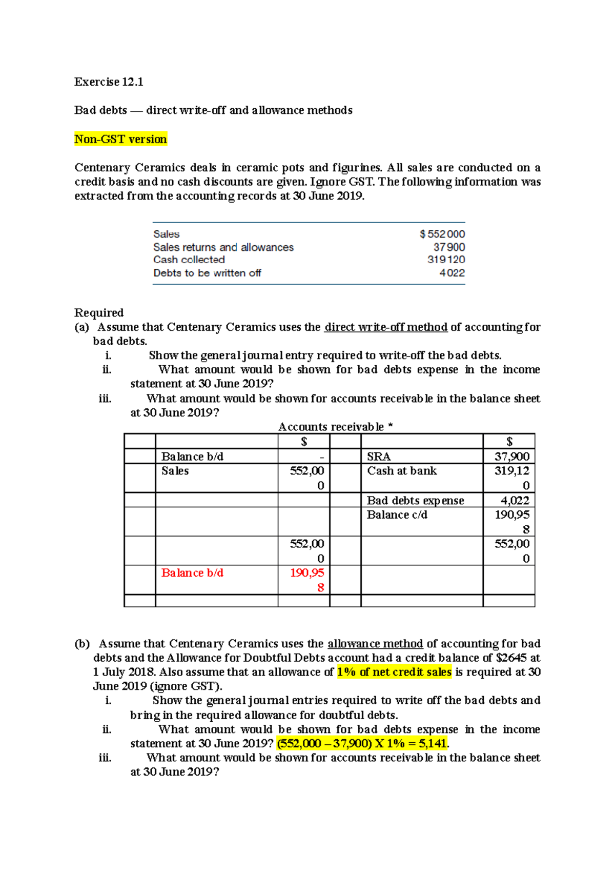 Wk9 T Chp 12 Ans - Tutorial for accounting 101/ financial accounting week 9 with answers and ...