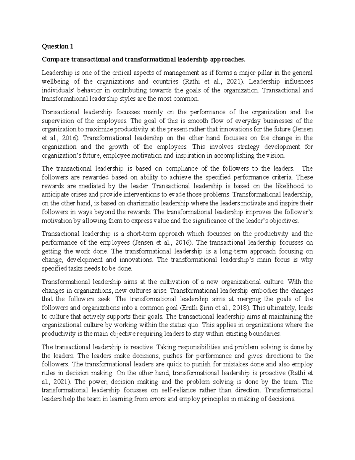 Describe four levels of measurement of variables in quantitative ...