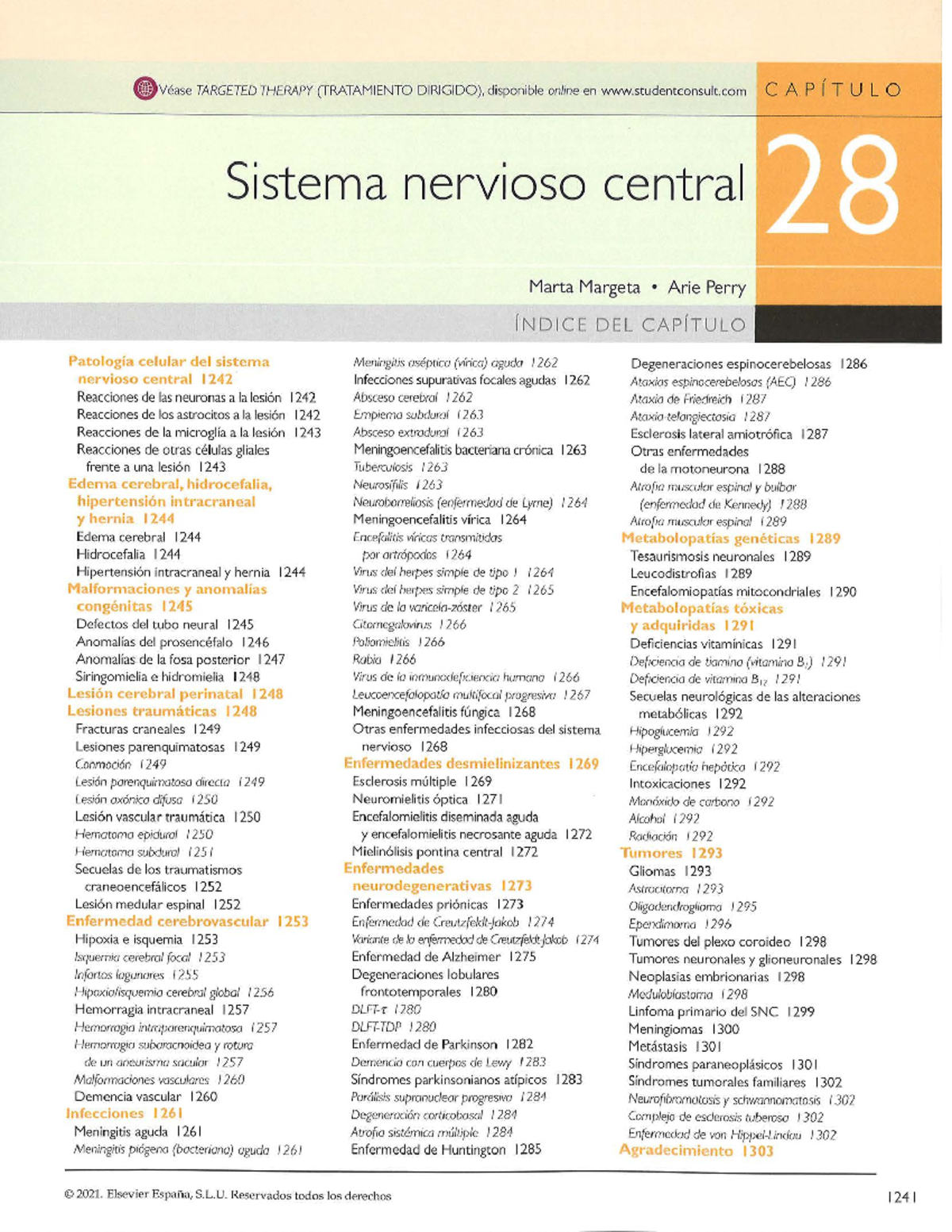 Cap. 28 SNC (Lab 1) - Capitulo - @ véase TARGETED THERAPY (TRATAMIENTO ...