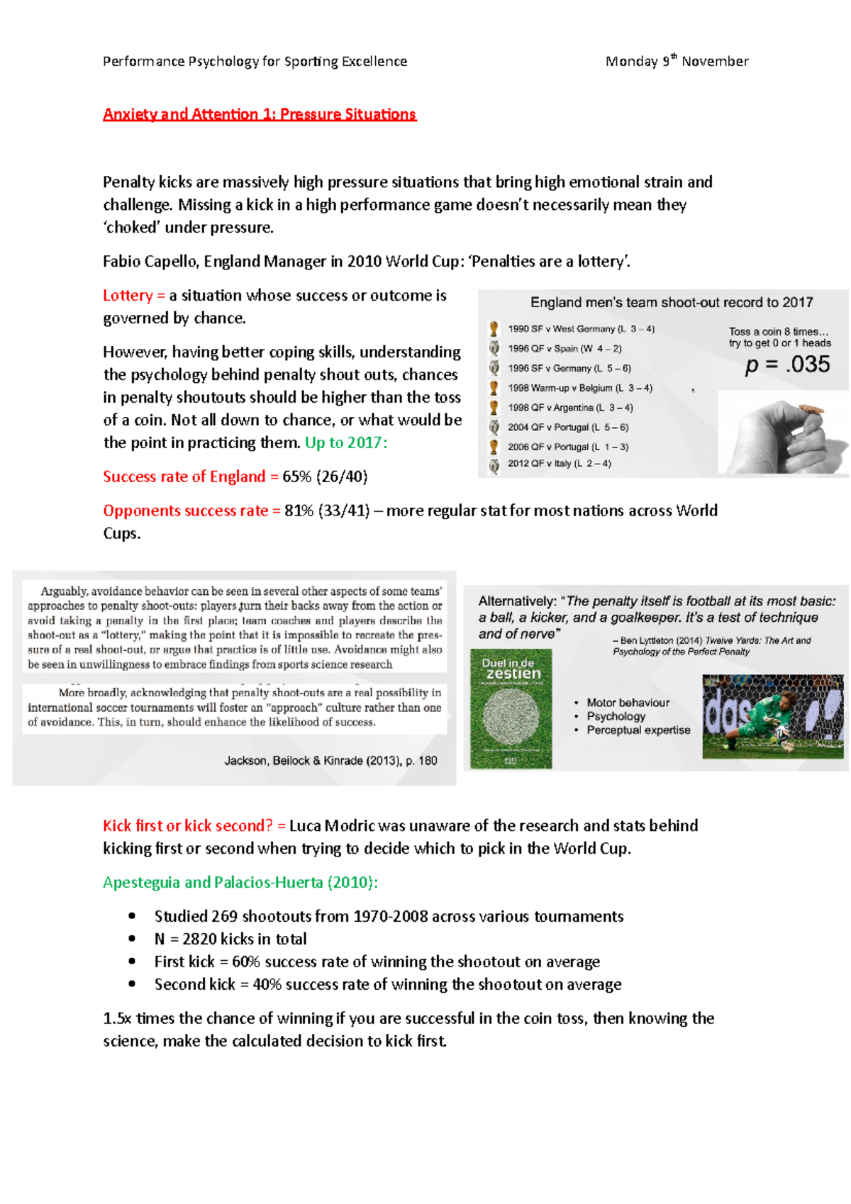 Lecture 7 - Anxiety and Attention Part 1, Dr Robin Jackson - Anxiety ...