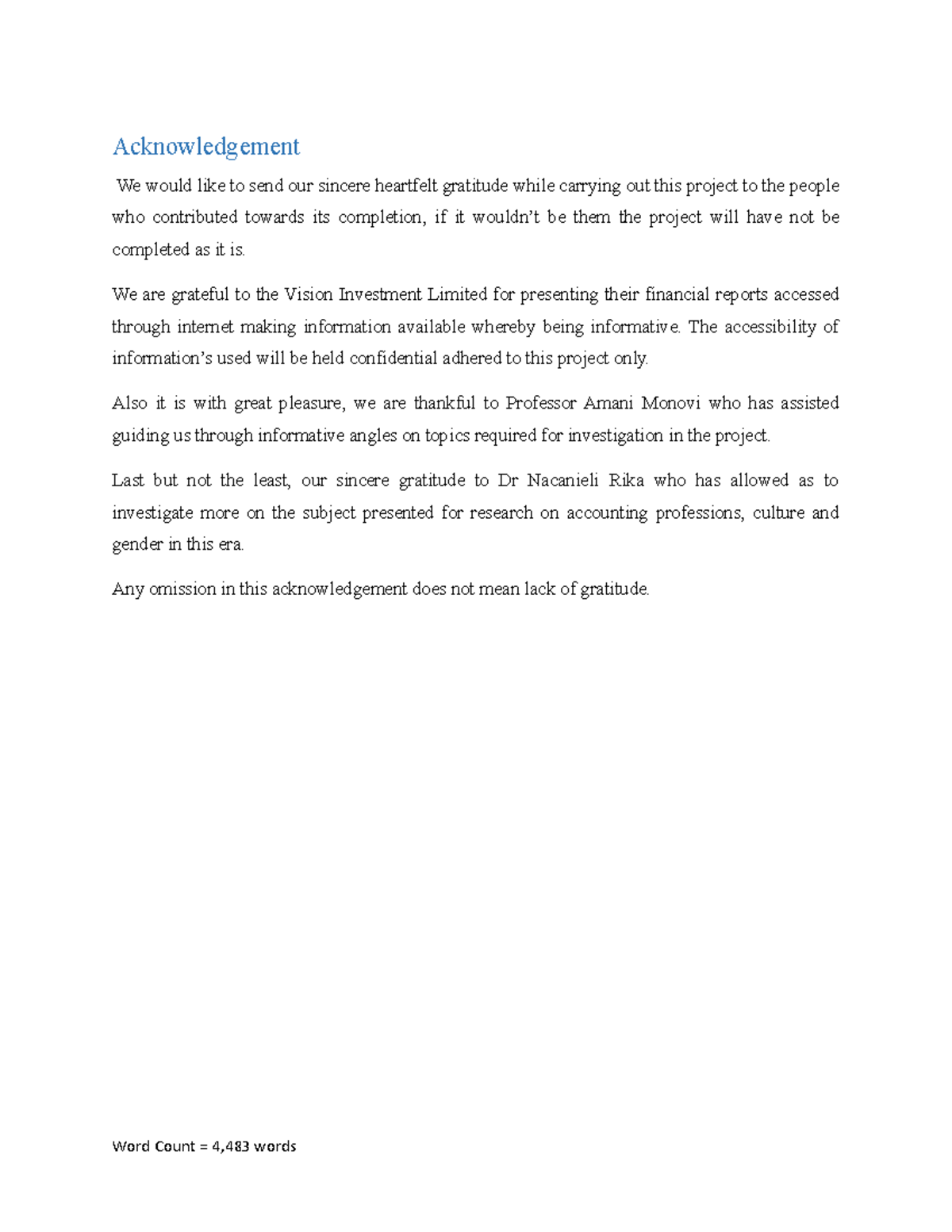 AF301 Group Project - This is a research paper based on the topic ...