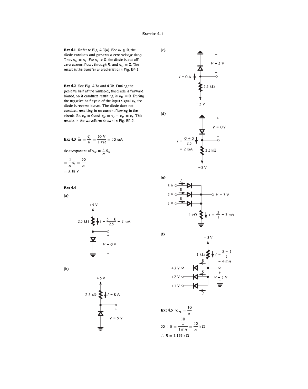 Sedra cozum - klşkşlkşk - Exercise Ex: 4 Refer to Fig. 4(a). For v I 0 ...