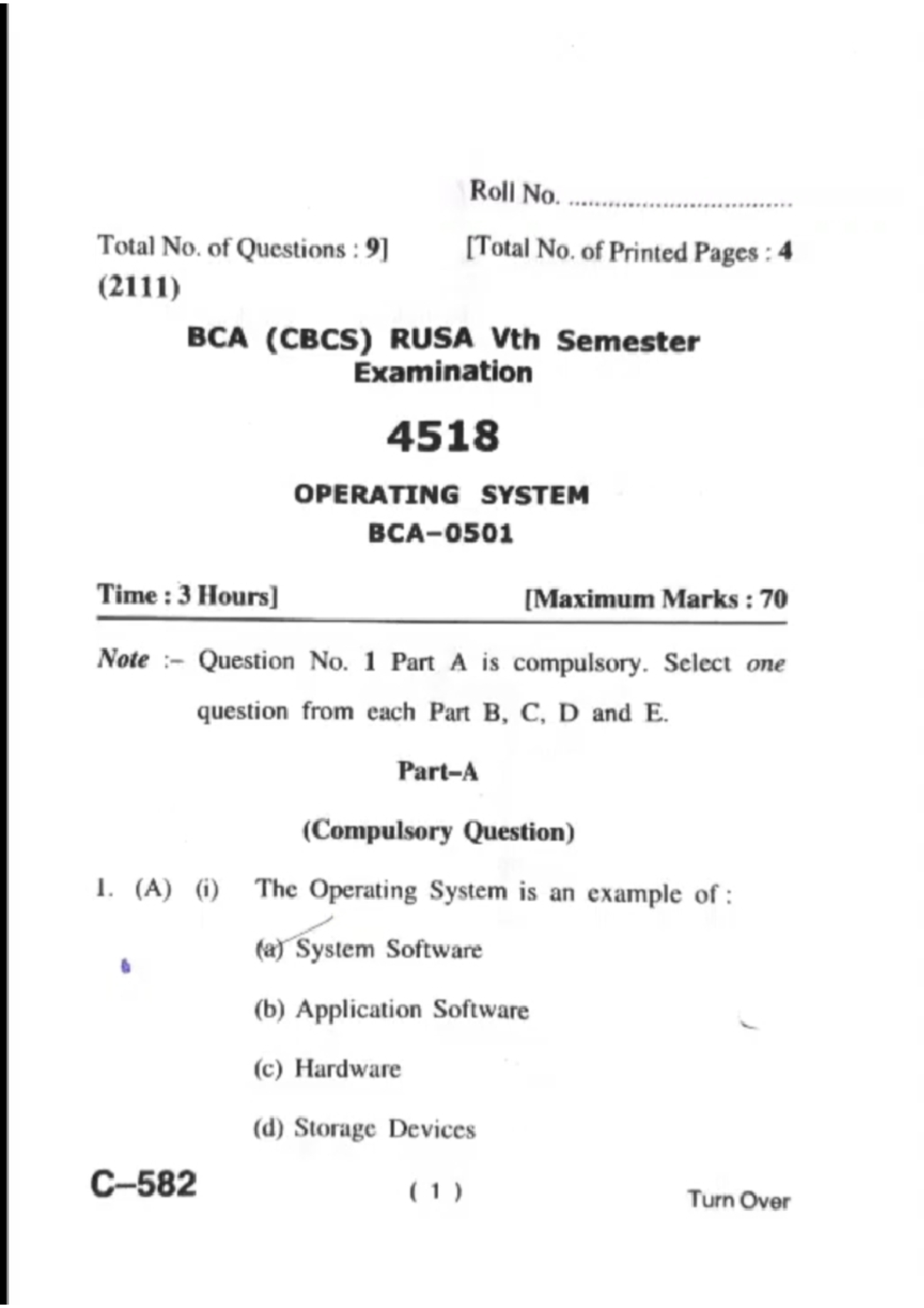 Operating System - Its igkfhmhmhb - Computer Science and Engineering - Studocu